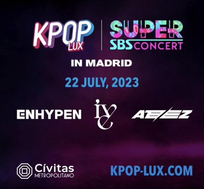 Kpop Lux x SBS Super Concert 2026 | Taquilla.com