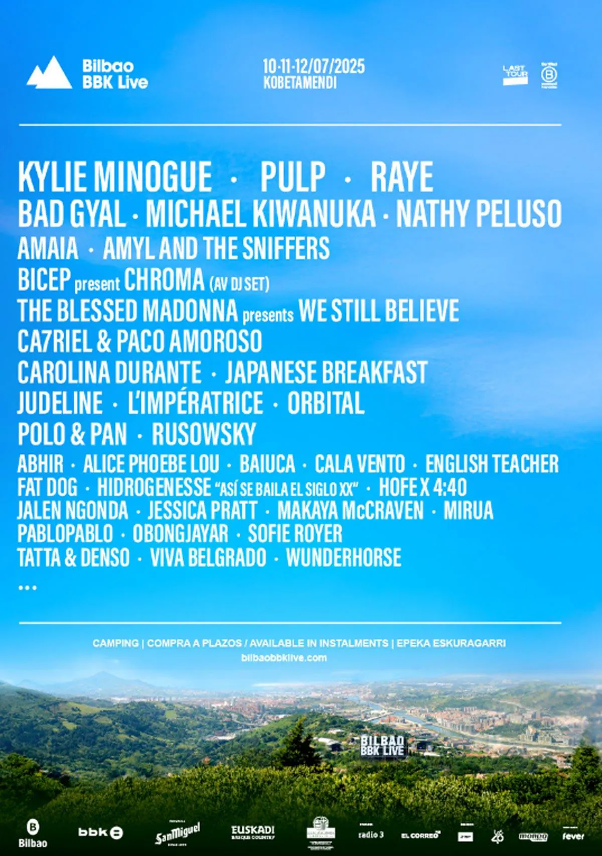 Entradas Bilbao BBK Live 2026 en Bilbao | Taquilla.com