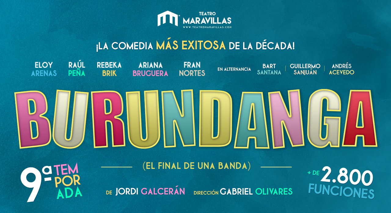 Entradas Burundanga en Madrid | Teatro Maravillas Meléndez