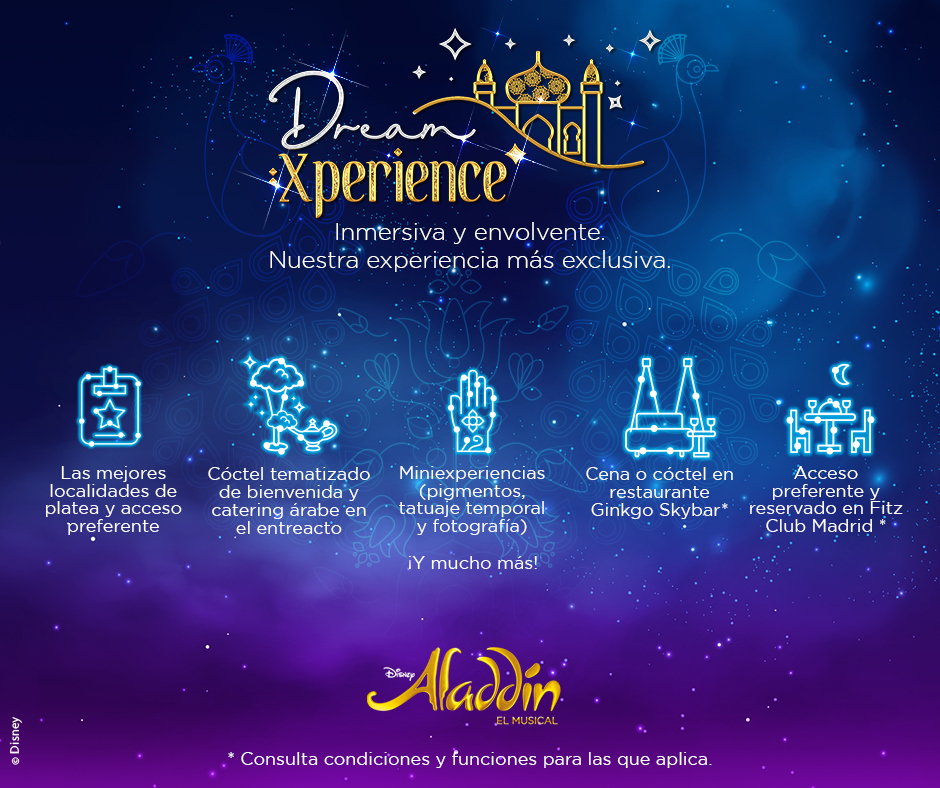 Entradas para Aladdín, el musical en Madrid | Teatro Coliseum Madrid