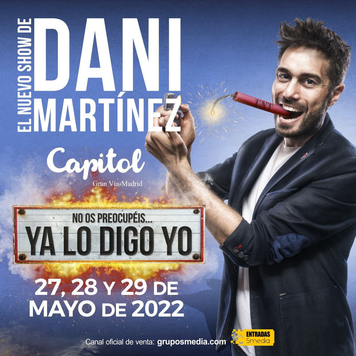 Entradas Dani Martínez 2026 | Taquilla.com