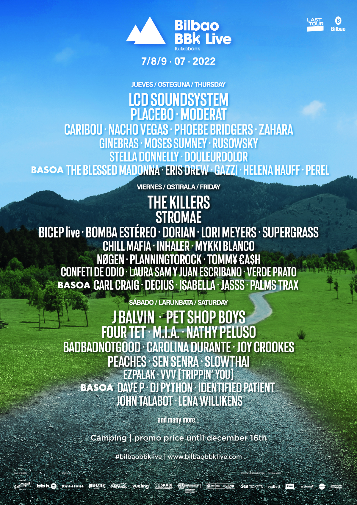 Entradas Bilbao BBK Live 2025 en Bilbao | Taquilla.com